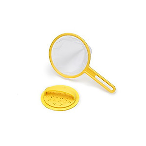 Jarware Firefly Catcher Kit for Regular Mouth Mason Jars, Yellow