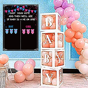 Gender Reveal Ideas Gender Reveal Decorations - 54 Voting Gender Reveal Games Boy or Girl Party Supplies for Gender Reveal Use