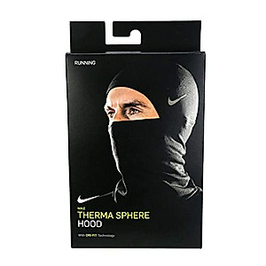 Nike Thermal Sphere Hood Balaclava - Unisex - Dri-Fit Technology (Black) (Black)