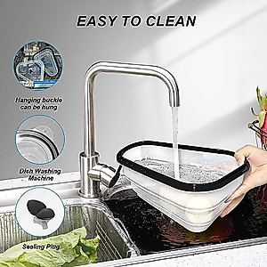 Pizza Storage Container Collapsible,Expandable Pizza Slice Container With lid Silicone Adjustable leftover Pizza Box Set with 6 Microwavable Serving Trays,Organization and Space Saver Reusable (1PACK-Black)