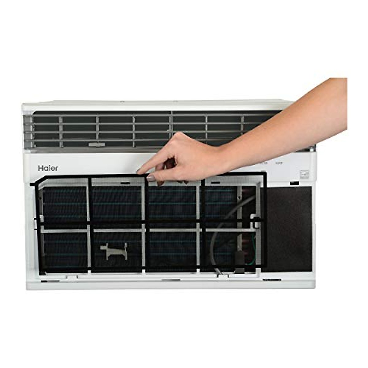 Haier Window Air Conditioner 14000 BTU, Wi-Fi Enabled, Energy-Efficient Cooling for Large Rooms, 14K BTU Window AC Unit with Easy Install Kit, Control Using Remote or Smartphone App