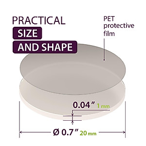 GreenFix Transparent Sticky Dots 120PCs - Acrylic Double Sided Mounting Putty - Removable Non-Marking for Wall, Window, Car
