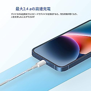 iPhone Charger Cables, [Apple MFi Certified] 2Pack 6FT + 3FT Fast Lightning Cable for iPhone, Apple Charging Cable Cord for iPhone 14/13/12/11 Pro/11/XS MAX/XR/8/7/6s/6/5S/SE iPad/Air