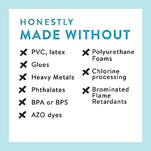 The Honest Company Vegan Leather City Backpack | Diaper Bag with Changing Pad | Black Vegan Leather with Gold Hardware | PVC-Free Lining | 16 x 5 x 18