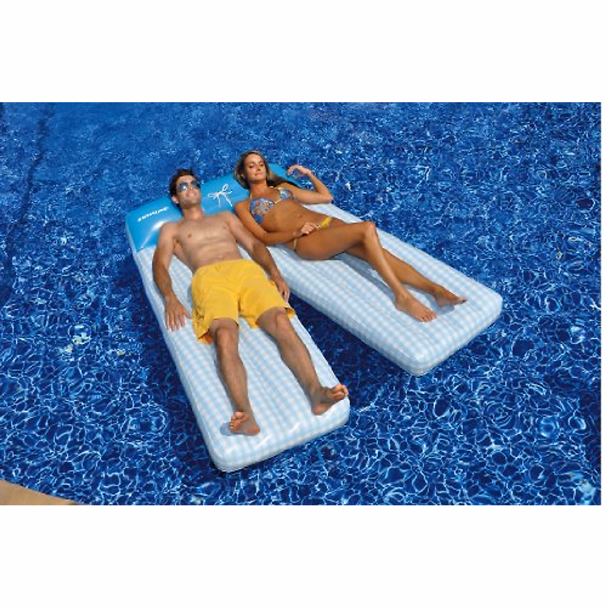 Swimline Board Shorts Double Mat Pool Float