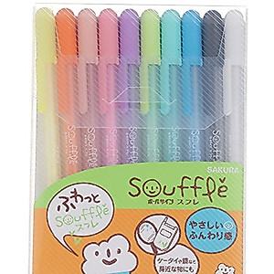Sakura Color aqueous ballpoint pen ball sign souffle 10 colors PGB10VN