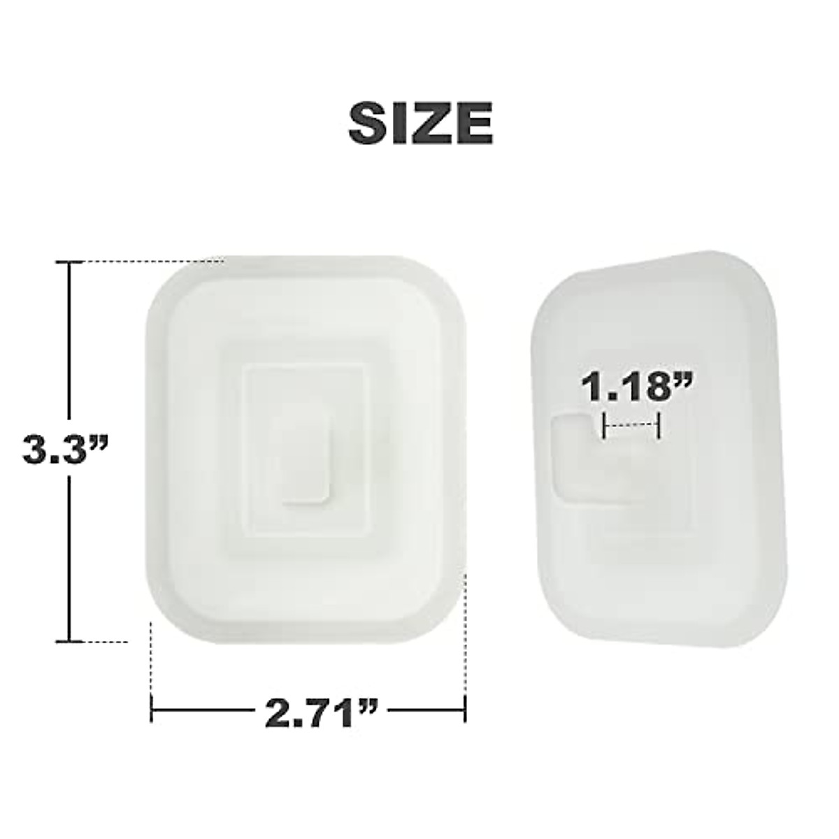 carrotez Silicone Refridgerator Kitchen Multipurpose Hook, Easy Attachable & Easy Removable, Washable Hook for Student, Family, Dorm, Home, Garage - Semitransparent