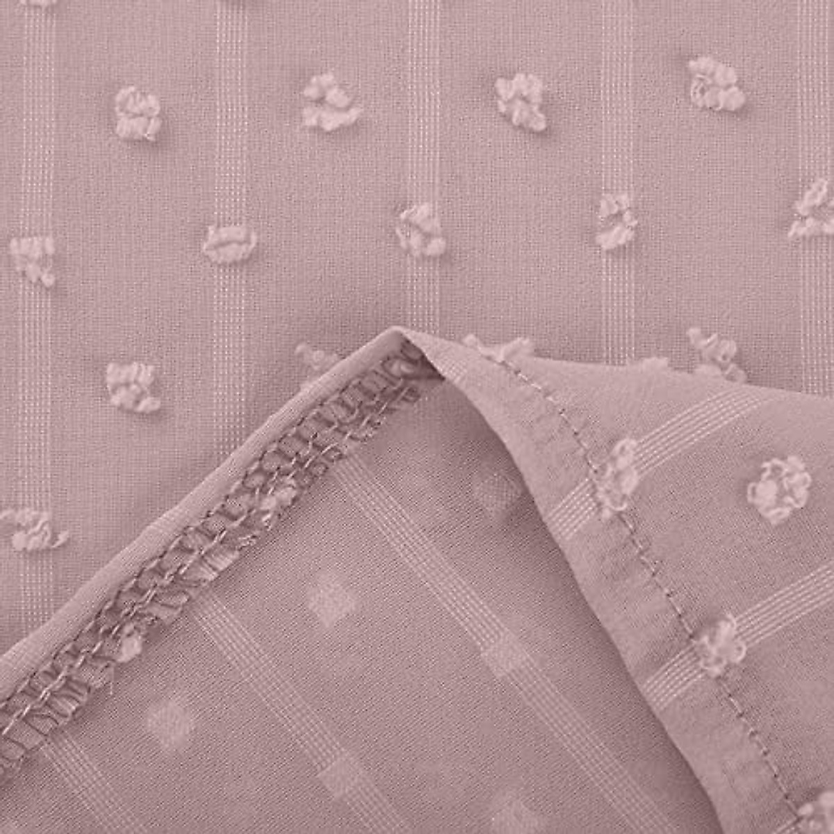 Women Lace Tunic Tops to Wear with Leggings Casual Solid Short Sleeve V-Neck Lace T-Shirt Blouse Tops Pink