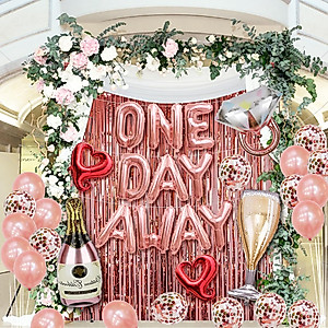 One Day Away Rehearsal Dinner Decorations Wedding Rehearsal Dinner Decorations One Day Away Balloons Banner The Night Before Wedding Rehearsal Decorations Bridal Shower Engagement Wedding Rehearsal