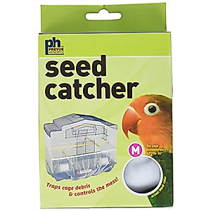Prevue Pet Products Seed Guard Nylon Mesh Bird Seed Catcher, 8-Inch, Medium, color may vary