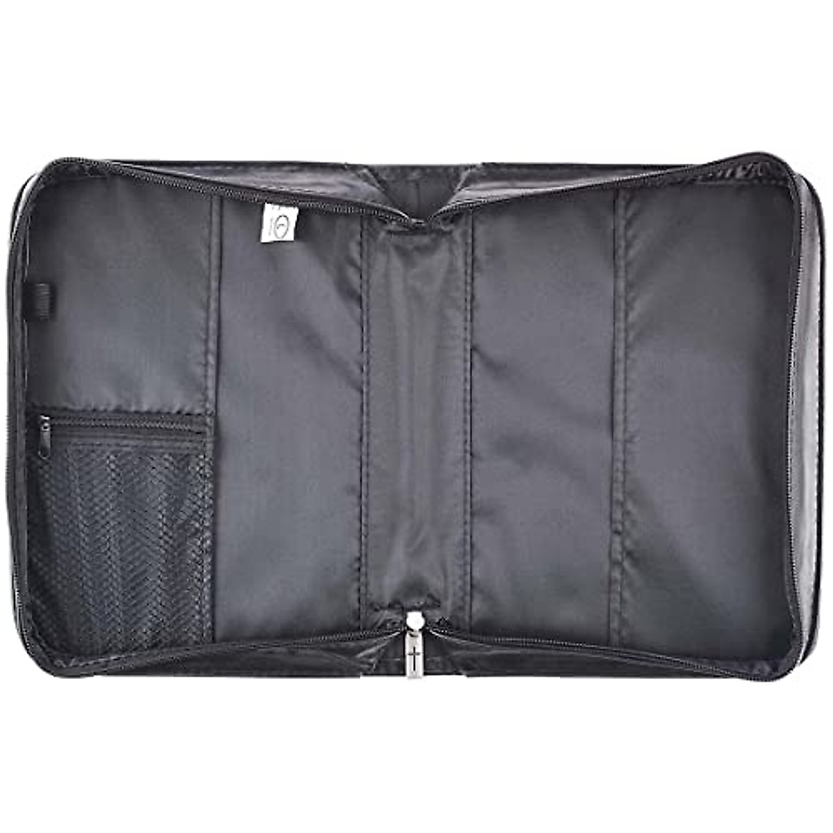 Personalized Custom Bible Cover for Men Forro símil Cuero placa Fe Negro Christian Gift for Father, Brother, Son, Grandpa, Grandson Laser Engraved Imprinting Your Text Name (Grande)