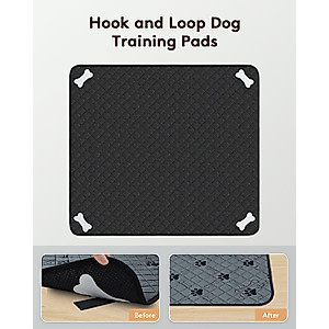 ColorfulLaVie Reusable Pee Pads for Dogs, Washable Puppy Pee Pads Waterproof Dog Training Pads, Fast Absorbent Pet Pads for Dog Bed Mats, Anti-Slip Pet Training Pads with Hook&Loop Pet Supplies