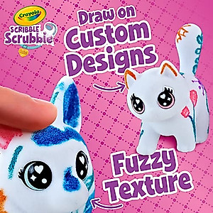 Crayola Scribble Scrubbie Pets Tub Set, Toys for Girls & Boys, Gifts for Kids, Ages 3, 4, 5, 6