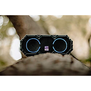 Altec Lansing LifeJacket 3 - Waterproof Bluetooth Speaker, Wireless & Portable Speaker for Travel & Outdoor Use, 30 Hour Playtime & 50 Foot Range, Black