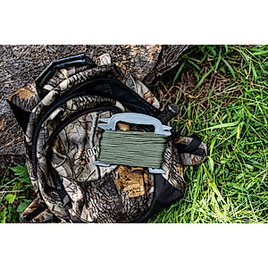 SGT KNOTS Rope Winder - Lightweight and Easy to Use Chord Storage Device for Paracord, Twine, Mason Line & Other (6" - 10 Pack, Gray)