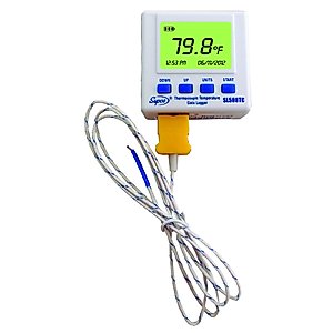 Supco SL500TC Thermocouple Temperature Data Logger with Real Time LCD,White