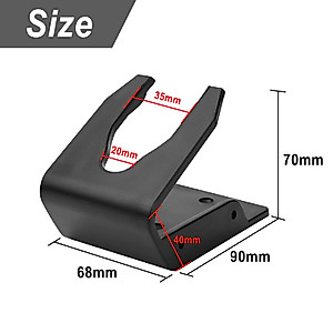 Universal Barcode Scanner Holder, Barcode Scanning Holder, Barcode Reader Holder Rack Bracket, Support Wall Mount/Suspension, Fit for Most Scanner Barcode Scanners (Style A: 90 x 68 x 75 mm)