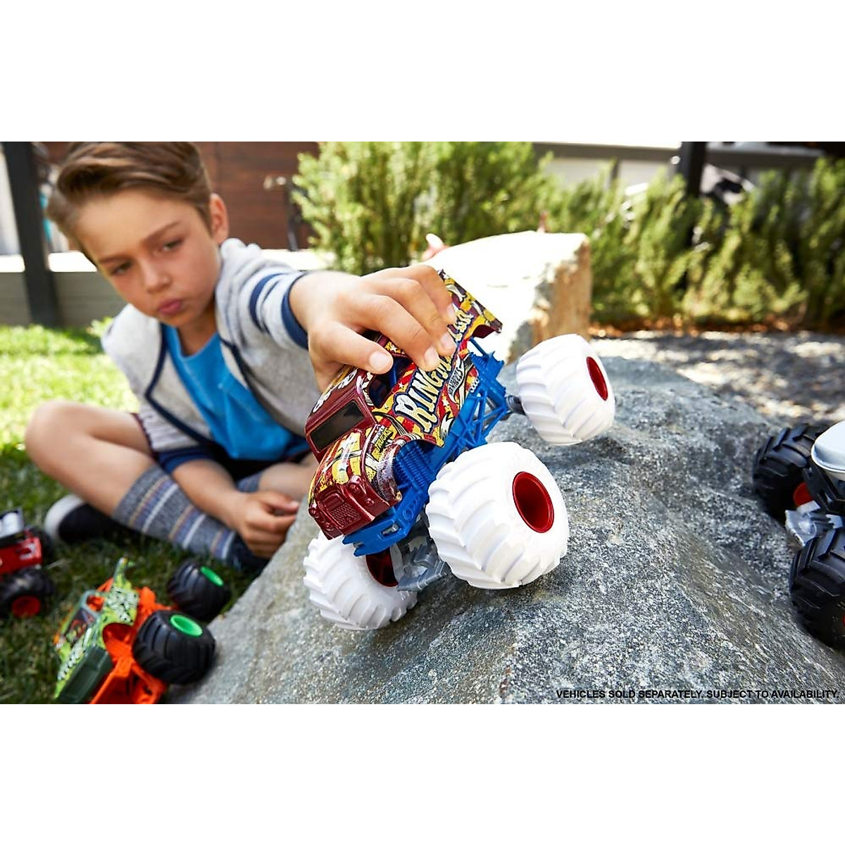 Hot Wheels Monster Trucks 1:24 Scale Pizza Co Vehicle for Kids Age 3 4 5 6 7 8 Years Old Great Gift Toy Trucks Large Scales