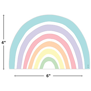Teacher Created Resources Pastel Pop Rainbows Accents