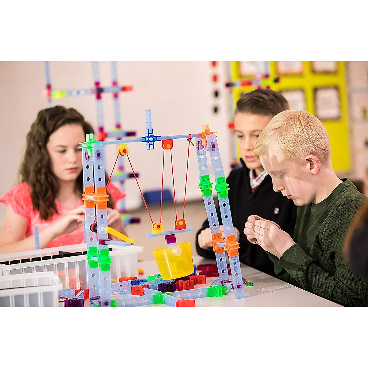 Brackitz STEAM Education Center | STEM Construction Building Block Toy | Sensory Learning Toys for Children PreK-6 | 1224 Pc Set