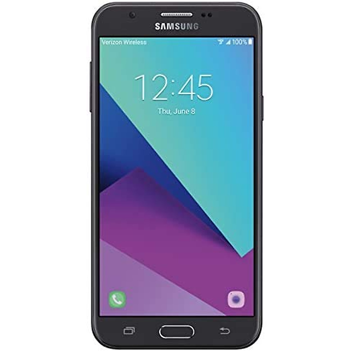 Samsung J3 Eclipse (16GB) 5.0" Display w/Removable Battery, Verizon Locked J327V (Black)
