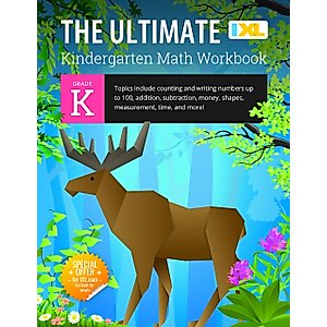 IXL The Ultimate Math Kindergarten Workbooks, Shapes, Addition, Subtraction, Learn to Write and Count Numbers 0-100 & More Kindergarten Math, Kindergarten Math Workbook (IXL Ultimate Workbooks)