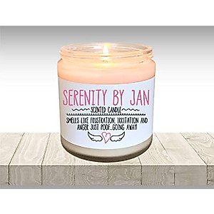 Serenity By Jan Scented Candle The Office Gift The Office TV Show Jan Levinson Funny Holiday Gift