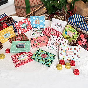 JOYIN 30PCS Christmas Gift Box Card Holders with Magic Sticker Christmas Gift Card Box Holders for Holiday Party, Cash Holder Gift Boxes, Christmas Candy Wrapping Paper, Holiday Gift Extra-Special