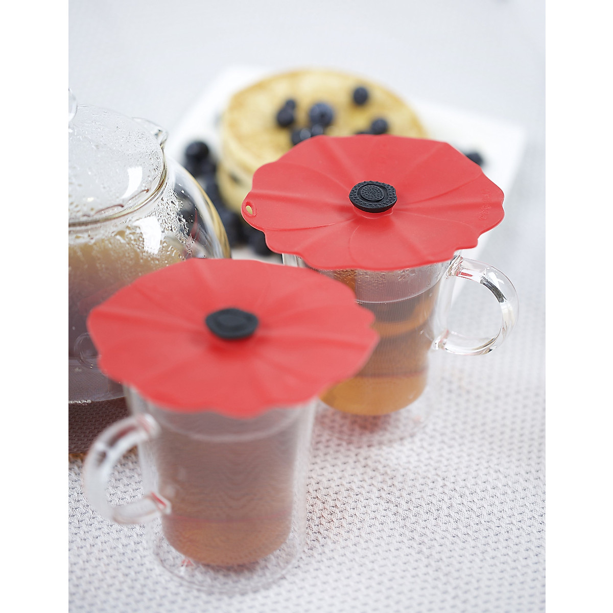Charles Viancin Poppy Drink Cover Set/2