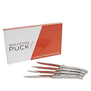 Wolfgang Puck 2-pack 4-piece Steak Knives Gift Sets (Renewed)