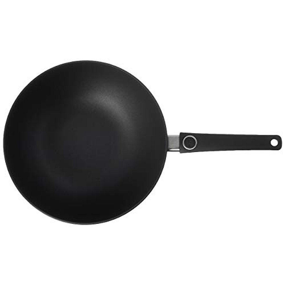 Woll Lite/Plus Diamond Reinforced Nonstick Scratch Resistant Cast AluminumWok, 11.75-Inch, Black