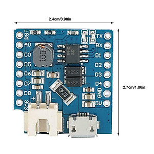 Gump's grocery Battery Shield for WeMos D1 Mini Single Lithium Battery Charging & Boost