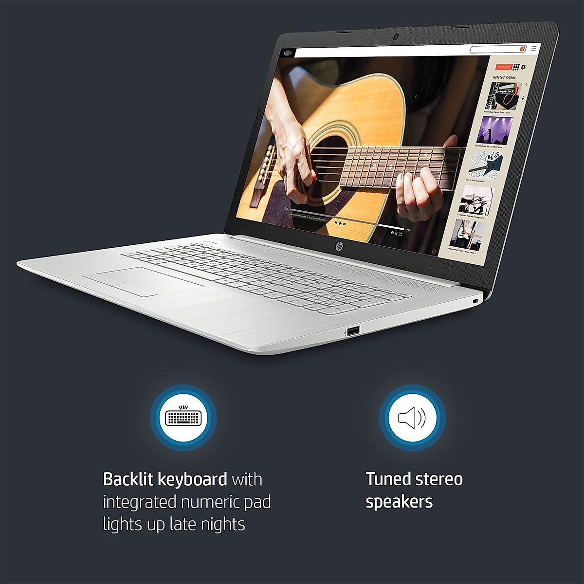 2022 Flagship HP 17.3-inch IPS FHD Laptop Computer, Intel Core i5-1135G7, Quad Core up to 4.2 GHz, Iris Xe Graphics, 32GB RAM, 1TB PCIe SSD, Backlit Keyboard, WiFi 5, Webcam, Windows 11 + Accessories