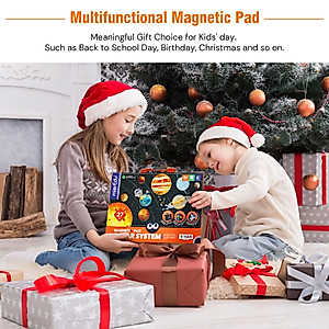 mierEdu Solar System for Kids,Planets Toys Create The Milky Way for Science STEAM Educational Preschool Early Learning Puzzle Interactive Play Kit, Space Toys for Kids 3 4 5 6 7 8