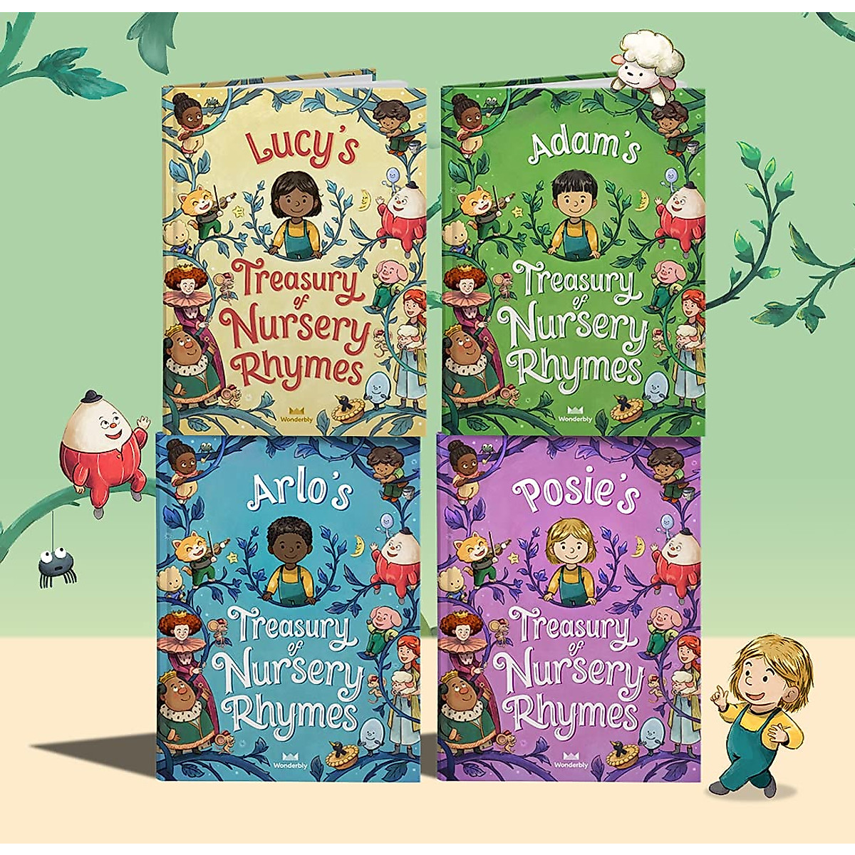 Your Treasury of Nursery Rhymes - A Personalized Book for Babies & Children - Wonderbly (Softcover)
