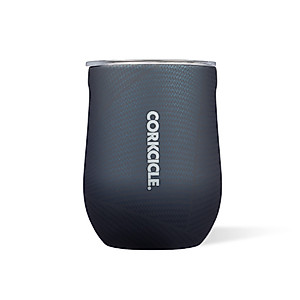 Corkcicle Marvel Captain America 12 oz Triple-Insulated Stemless Insulated Reusable Cup with Lid and Silicone Bottom, Keep Beverages Cold for 25 hours and hot for 12 hours,