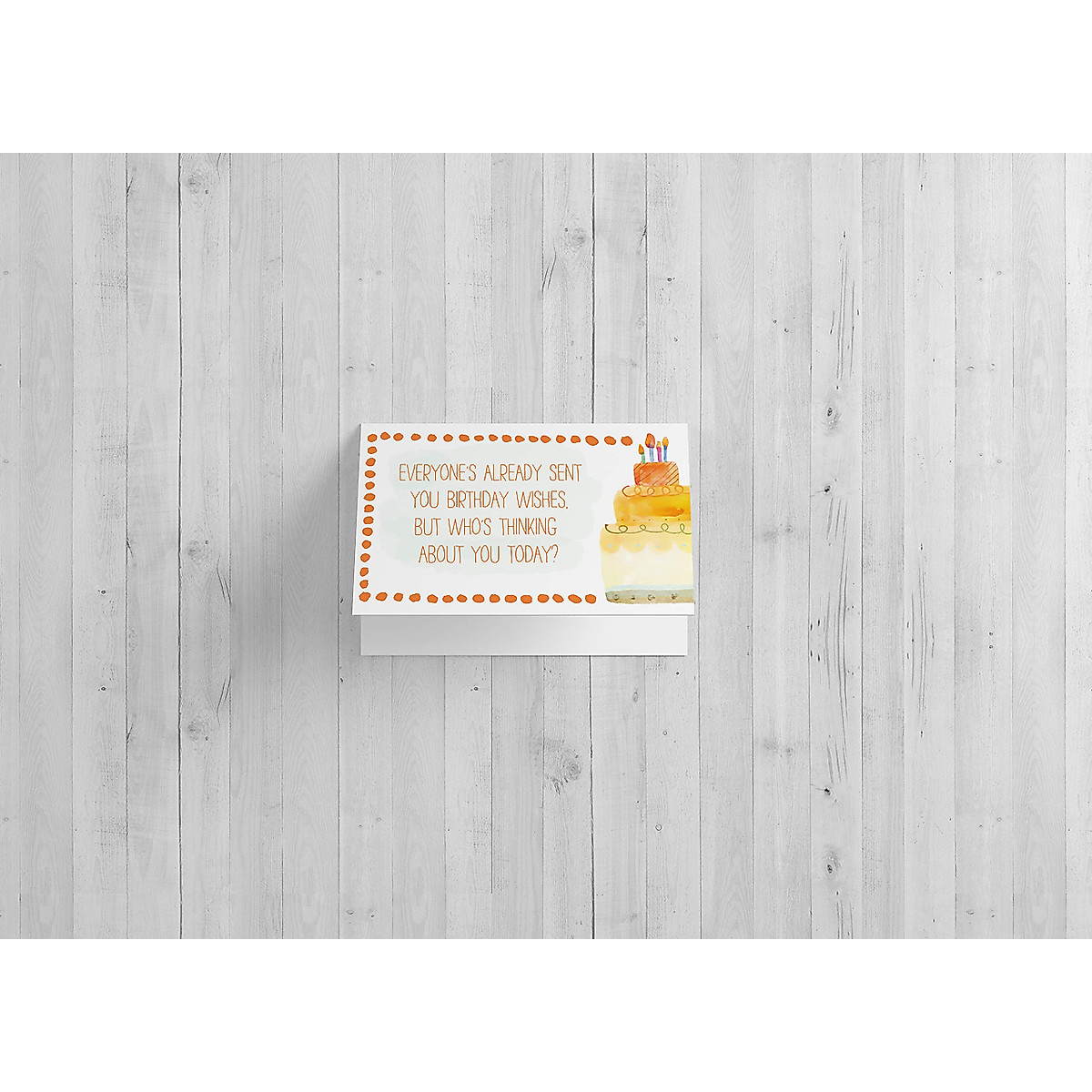 Red Door Inspirations Funny Belated Happy Birthday Card, 25 cards and envelopes (Belated Birthday - Humorous)