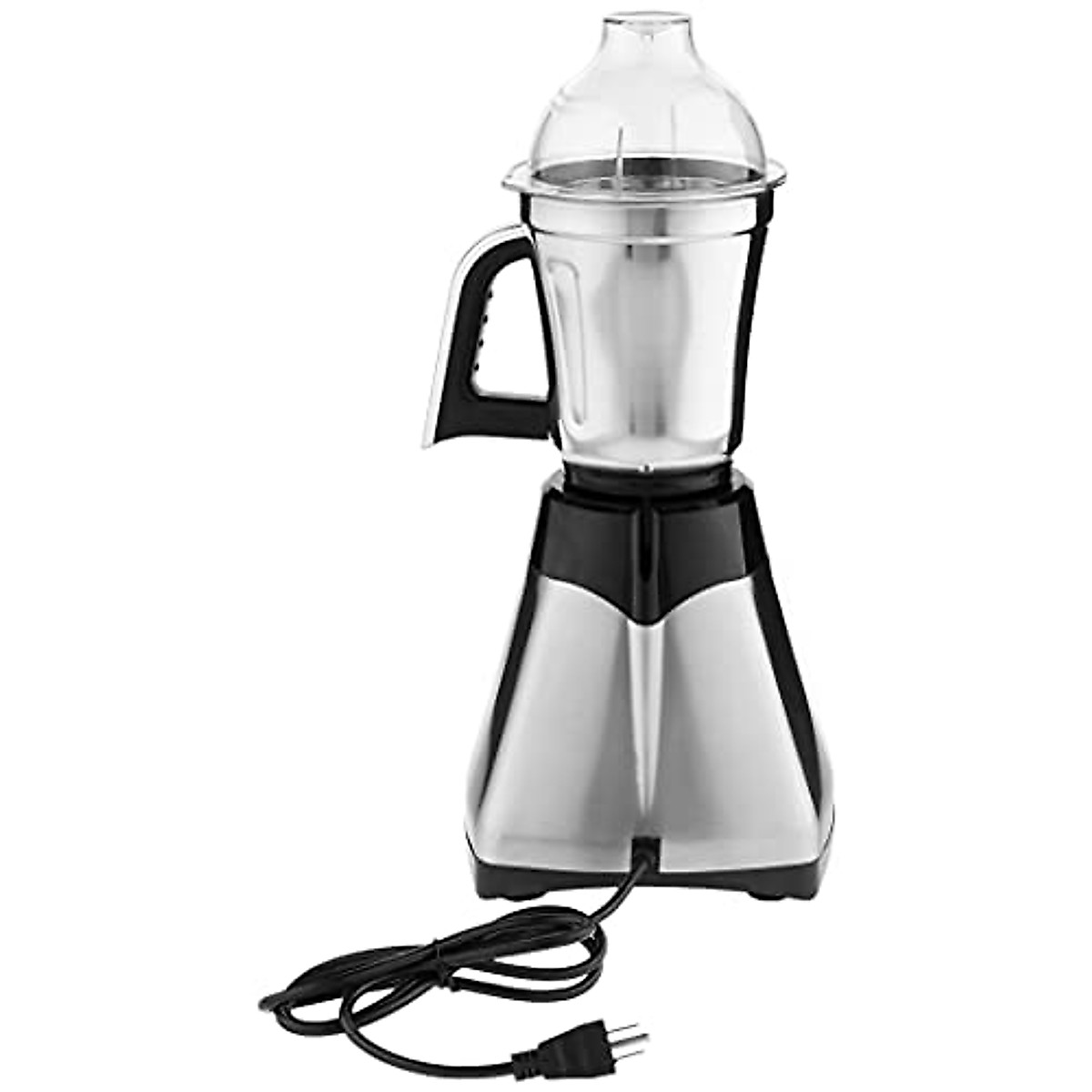 Preethi Steele 3-Jar Mixer Grinder, 550-Watt, Silver