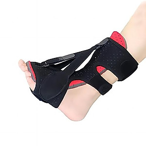 VIDECOR Plantar Fascia Night Splint,Soft Breathable Plantar Fascia Boot Night Splint Sock - Adjustable Foot Stretcher for Achilles Tendonitis, Drop Foot Brace for Right or Left Foot,C