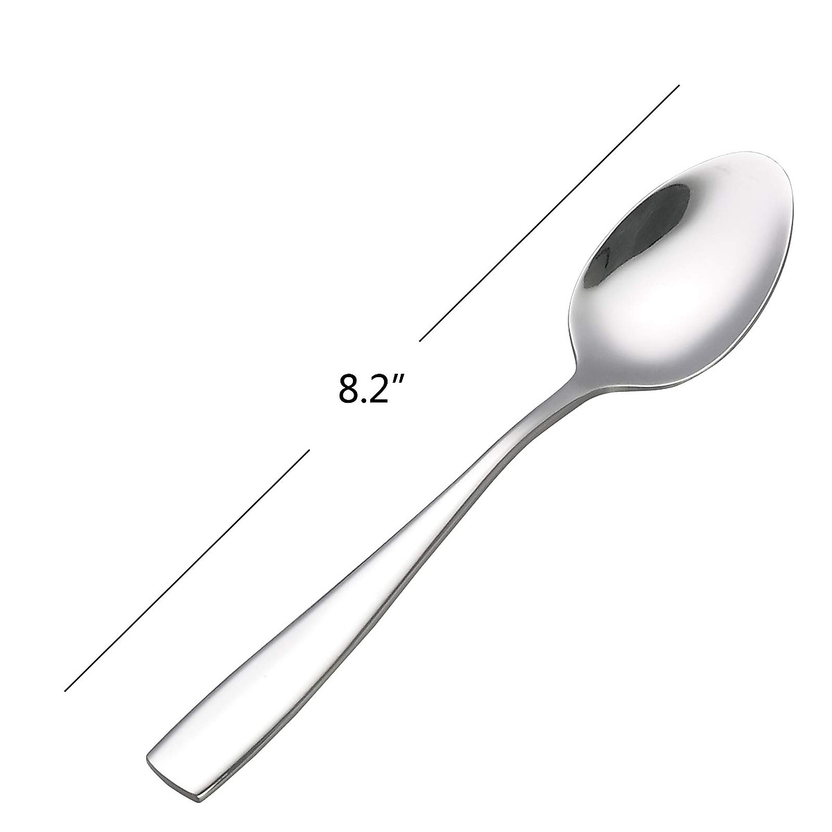 Asking 12-Piece Stainless Steel Kitchen Dinner Spoon