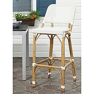 Safavieh Home Collection Deltana Brown Indoor/ Outdoor 29.5-inch Bar Stool