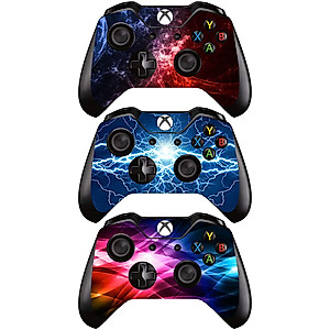 FOTTCZ [3PCS] Whole Body Vinyl Sticker Decal Cover Skin for Xbox One Controller - 3pcs. Comb B