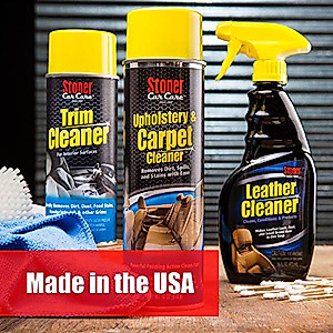Stoner Car Care 95400 Leather Cleaner and Conditioner for 3-in-1 Car Interior Cleaner to Rehydrate Protect and Preserve Leather Surfaces, Pack of 1