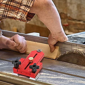 Fasmov Thin Rip Jig Table Saw Jig Guide for Making Repetitive Narrow Thin Strip Cuts Woodworking Tools Fast Thin Ripping Guide for Table Saw Band Saw Router Table, Extended Version