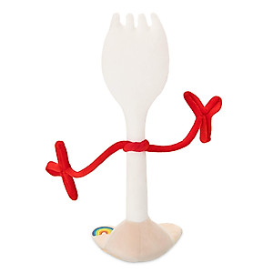 Disney Store Official Toy Story Forky Plush with Poseable Arms & Glitter - Detailed Sculpt & Embroidered Features - Toy Story Toys for Boys and Girls - Fun Collectible Toy Story Plush for Kids