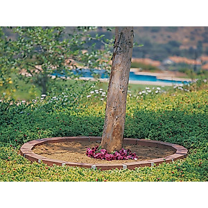 Argee RG825 Lets Edge It Decorative Plastic Brick Edging, no lights, 25 feet, Terra Cotta