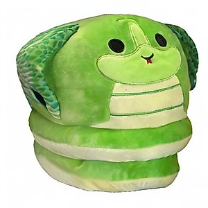 Squishmallow Official Kellytoy Plush Pets Squad Dogs Cats Bunnies Frogs Squishy Soft Plush Toy Animals (Pierre Python Snake, 8 Inch)