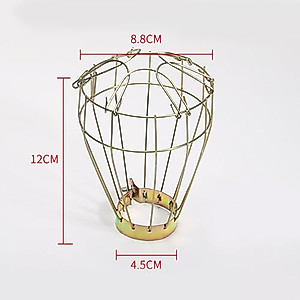 balacoo Ceramic Heat Emitter Bulb Guard Anti Scalding Reptile Heat Lamp Cover Reptile Heat Lamp Mesh Cover