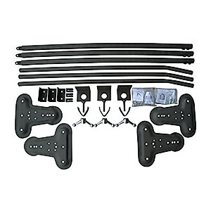 Best Stabilizer System for 5th Wheel, and Travel Trailers Without Auto Leveling - 4 Foot Plates- Item B, Up to 95% Movement reductionl