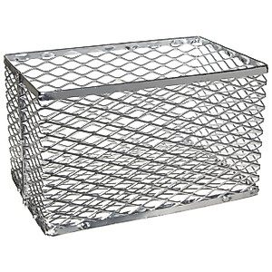 Heathrow Scientific HD20341B Aluminum Medium Test Tube Basket, 256mm Length x 152mm Width x 152mm Height